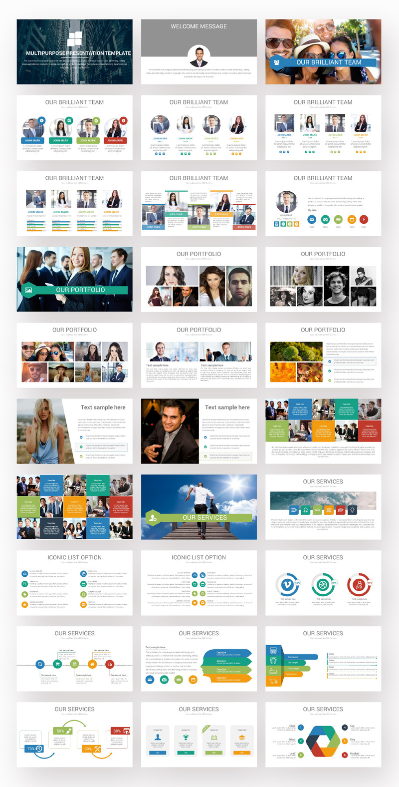 Multipurpose Presentation PowerPoint template
